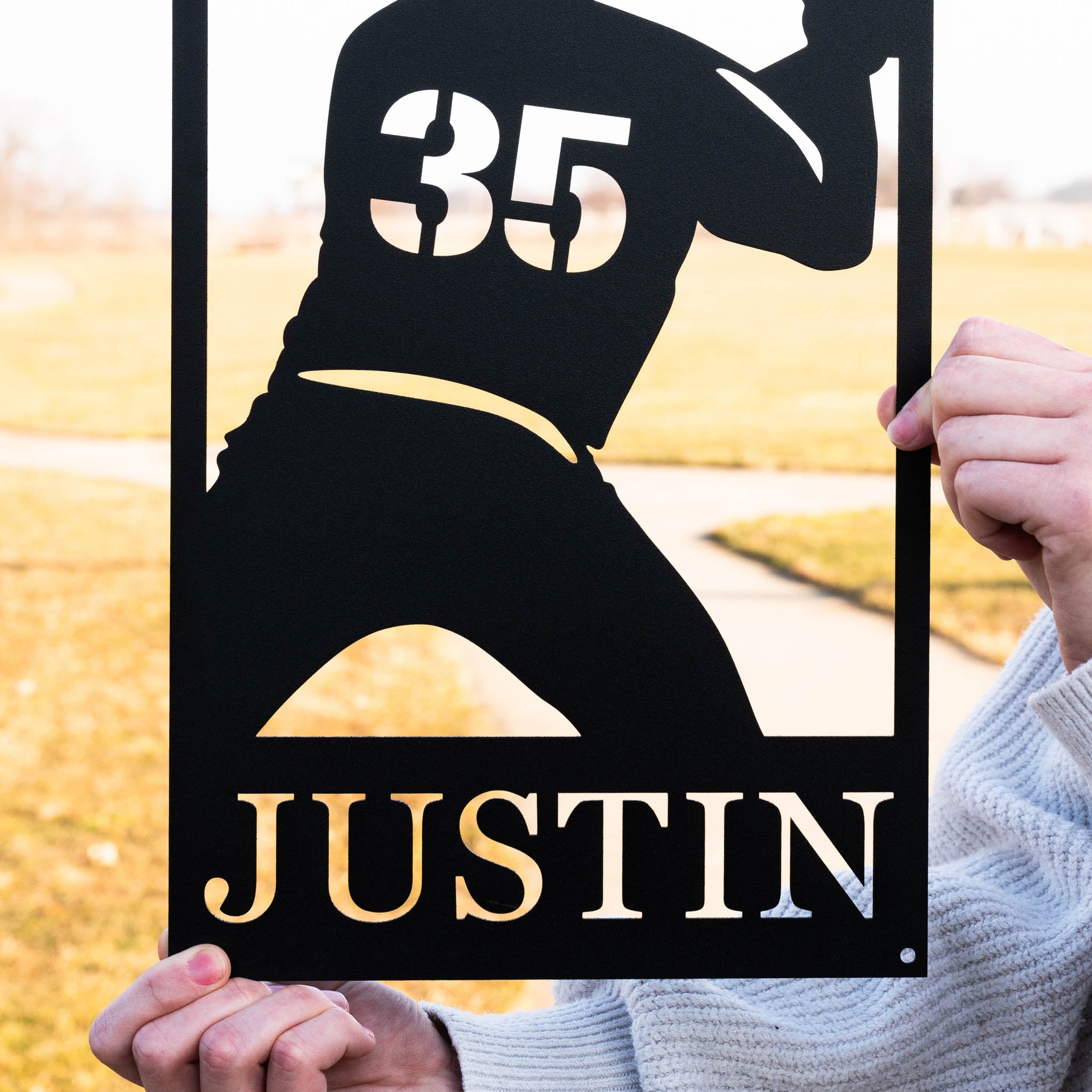 Baseball Athlete Name Sign | Sports Baseball Wall Decor– Lakeshore ...