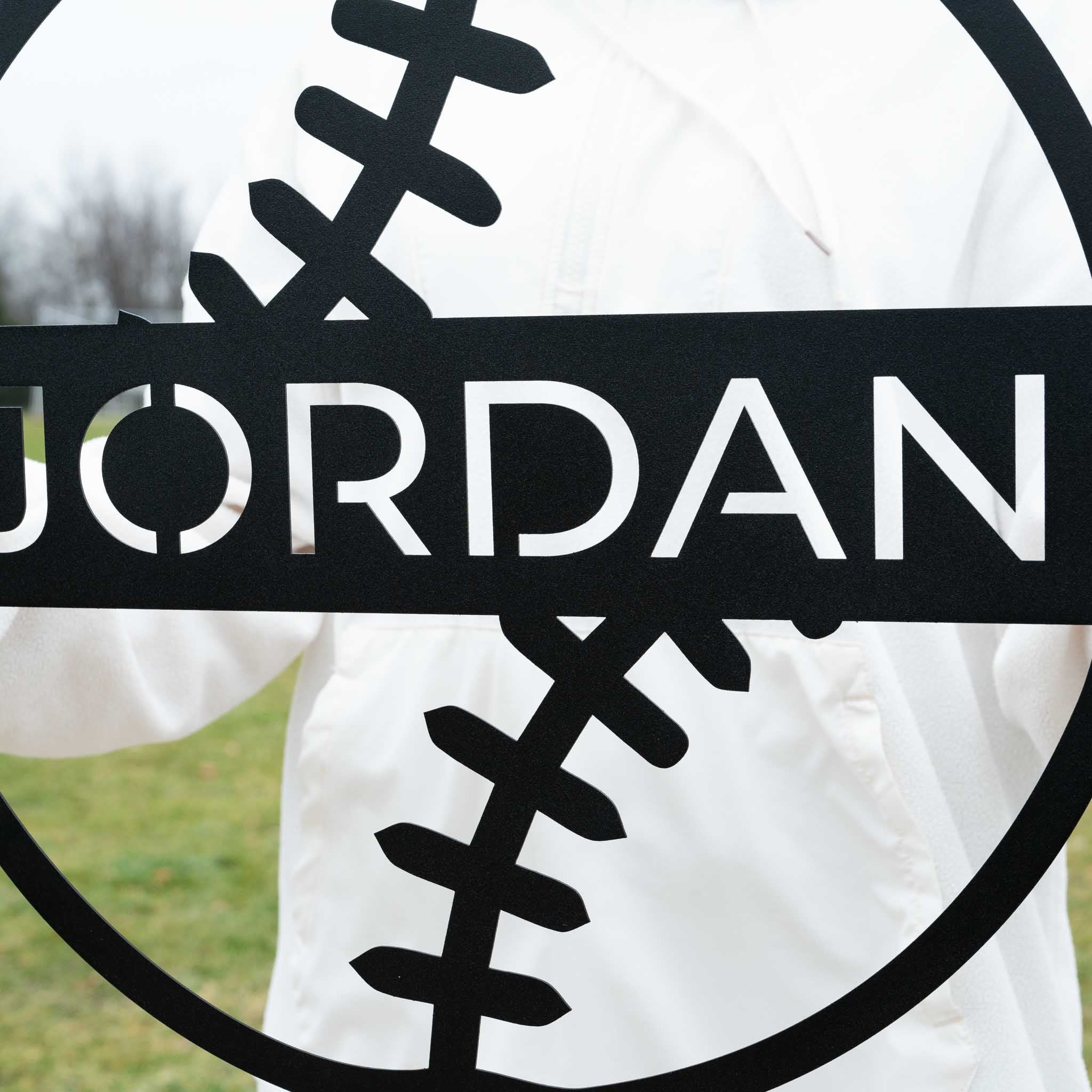 Baseball Name Sign | Softball Name Sign | Sports Ball Wall Decor ...