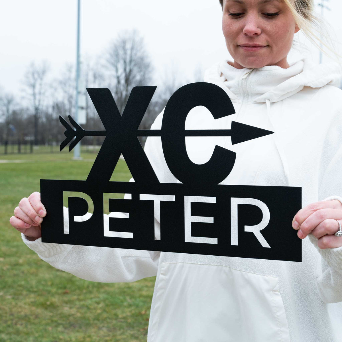 Metal Cross Country Name Sign | Sports Decor | Cross Country Team Gift ...
