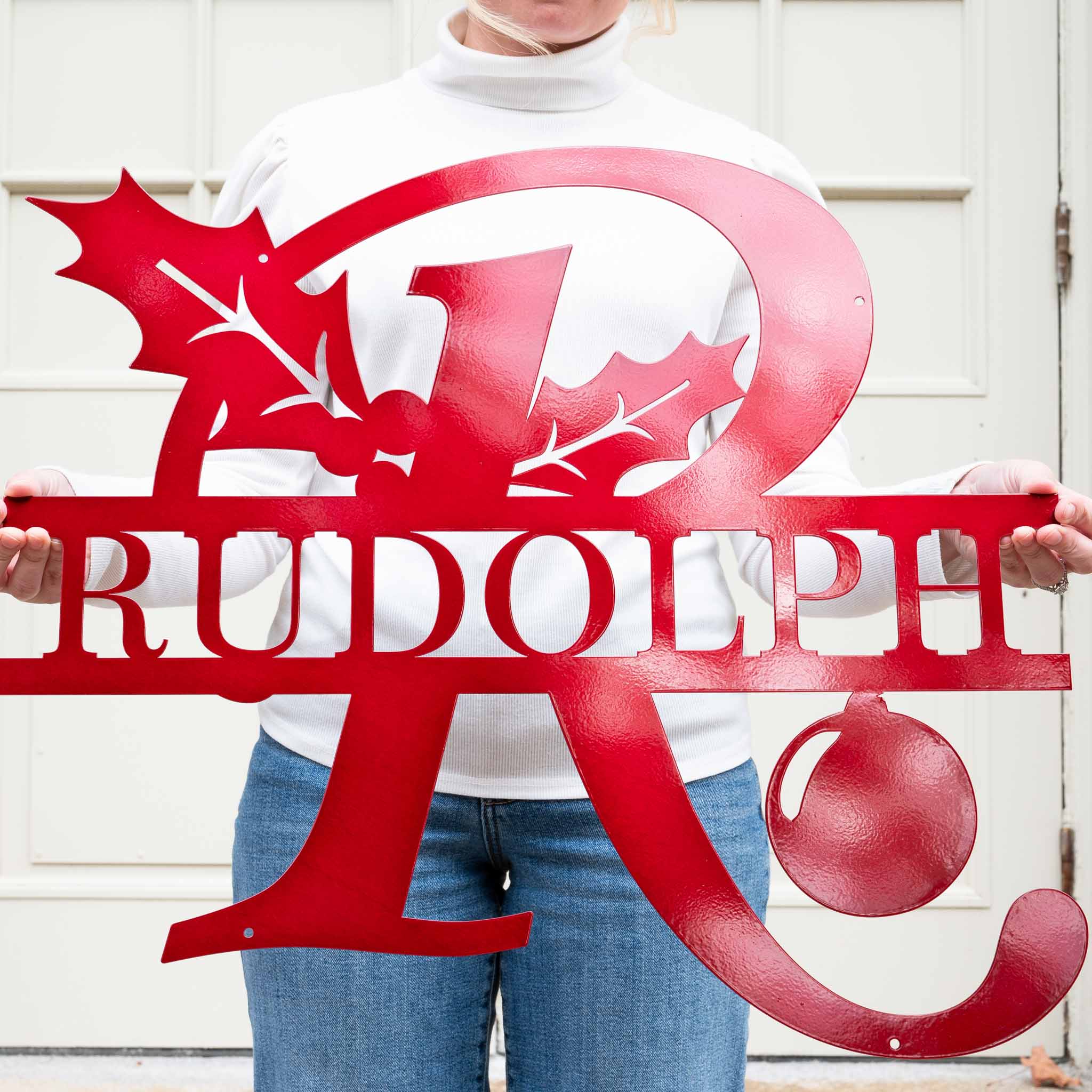 Christmas Split Letter Monogram | Family Christmas Gift Decor ...