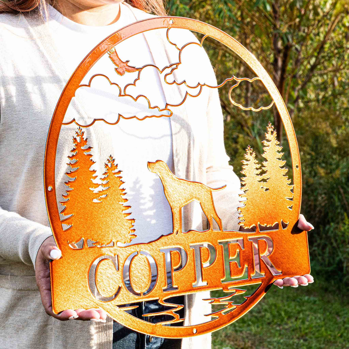 Dog Outdoor Monogram | Dog Name Sign | Outdoor Cabin Decor– Lakeshore ...