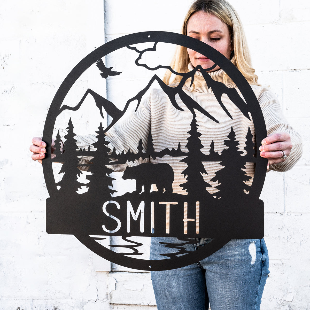 Wilderness Monogram– Lakeshore Metal Decor