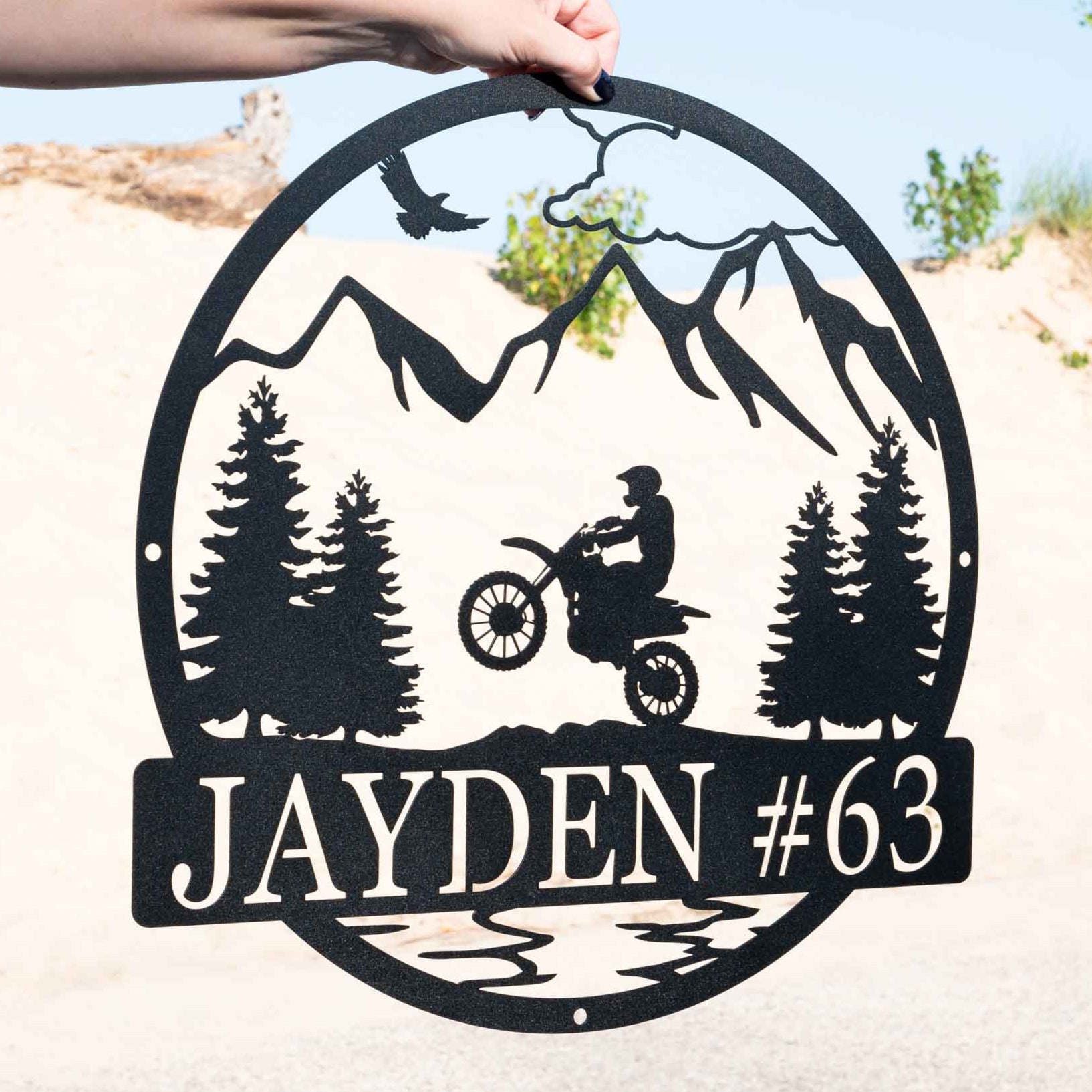 Dirt Bike Outdoor Monogram | Motocross Lover Gift | Dirt Bike Rider ...