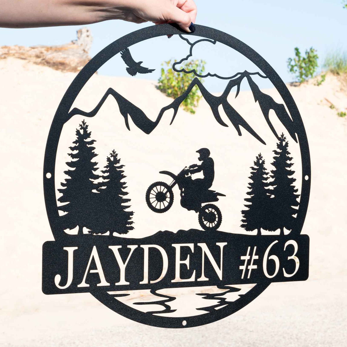 Dirt Bike Outdoor Monogram | Motocross Lover Gift | Dirt Bike Rider ...