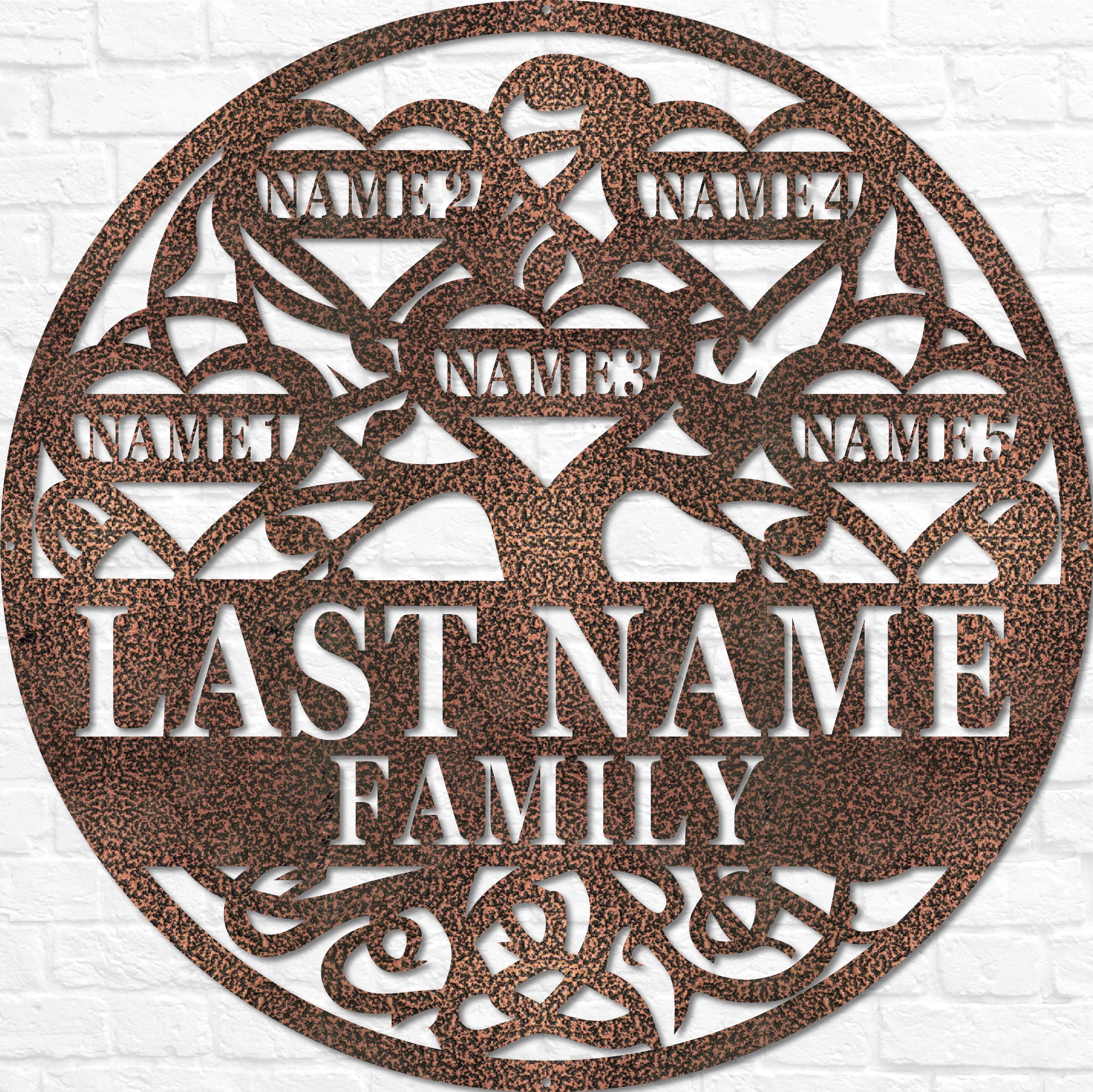 Family Tree of Life– Lakeshore Metal Decor