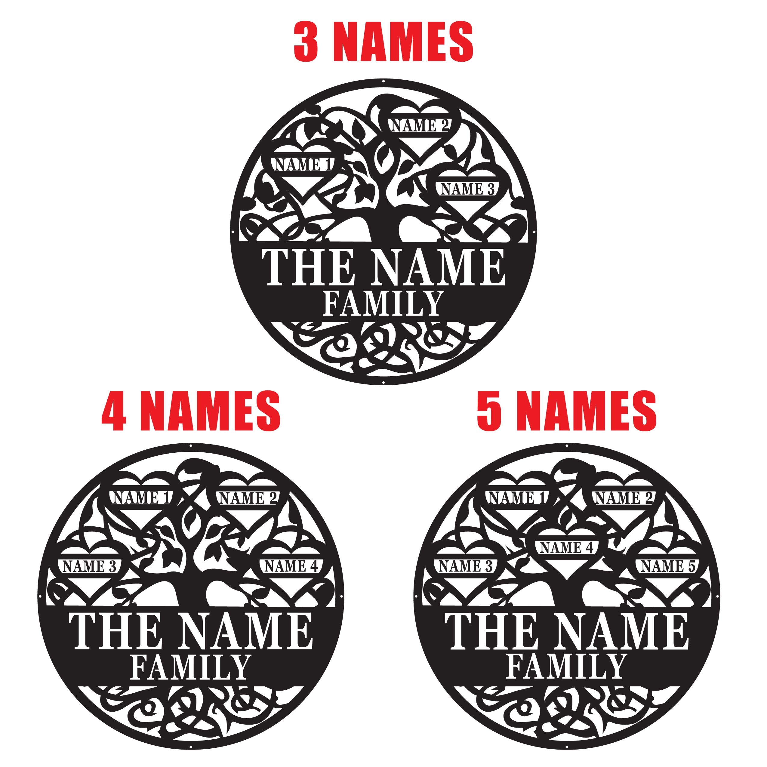 Personalized Family Tree of Life Wall Decor | Mother's Day Gift ...