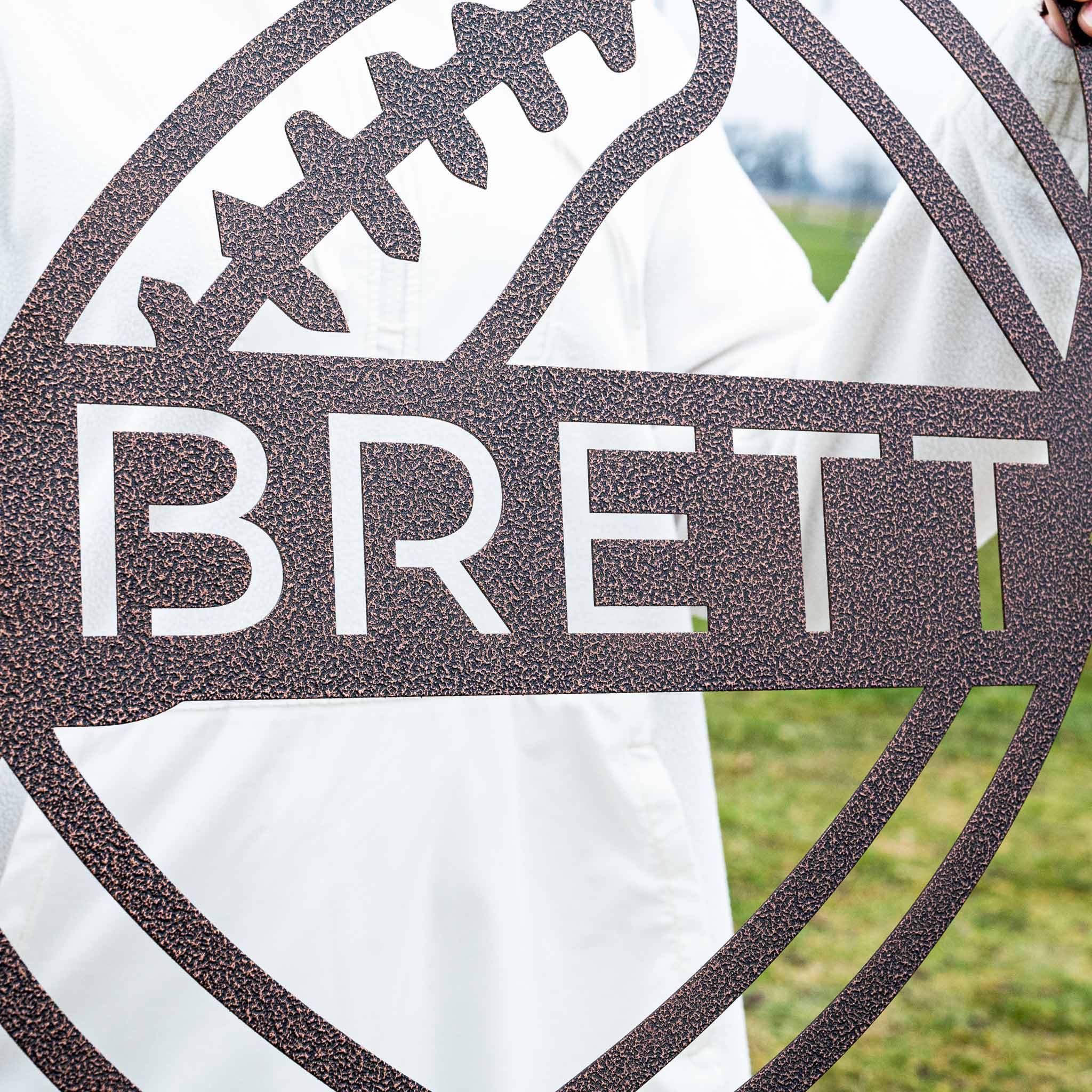 Outdoor Football Sports Name Sign | Football Team Gift | Fathers Day ...