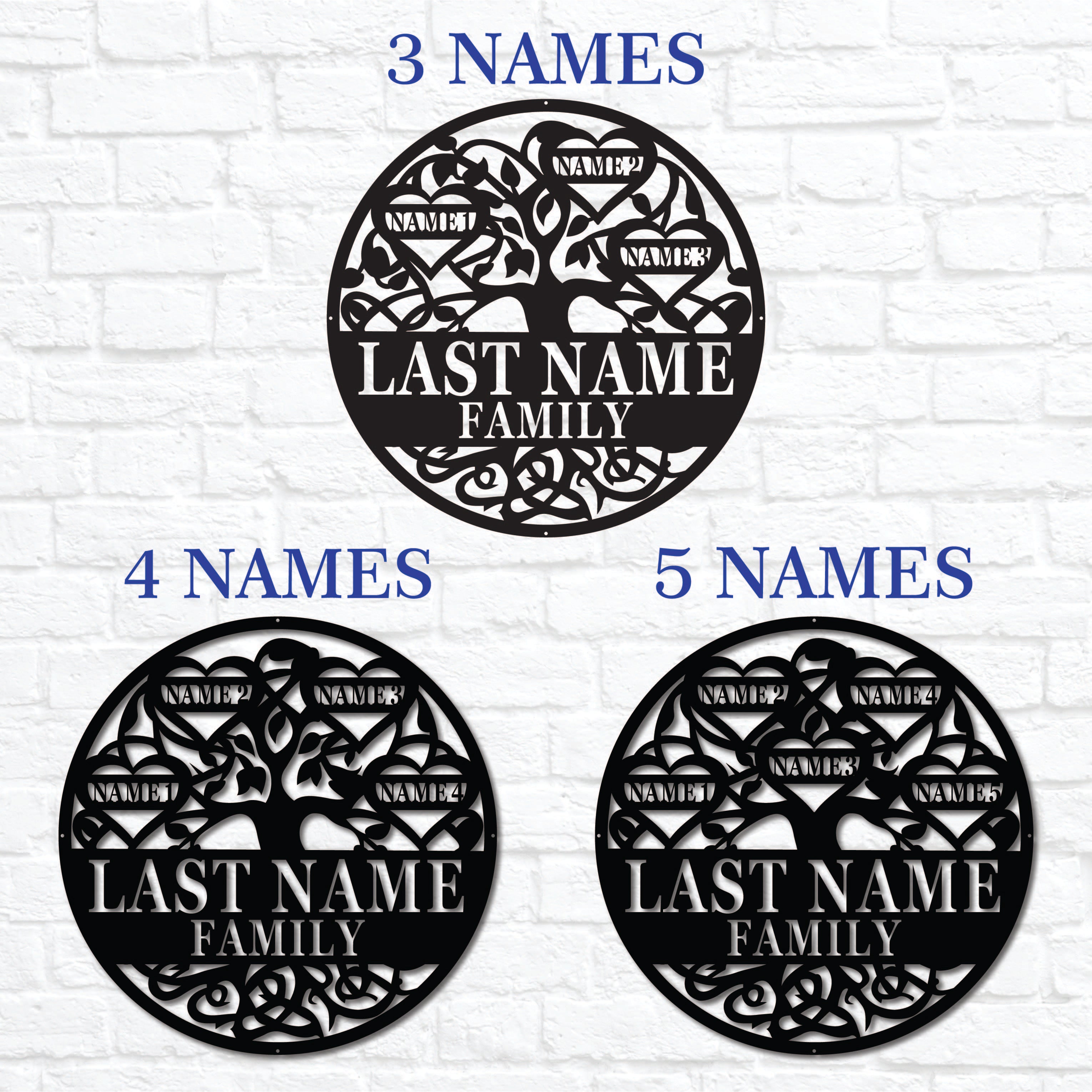 Family Tree of Life– Lakeshore Metal Decor