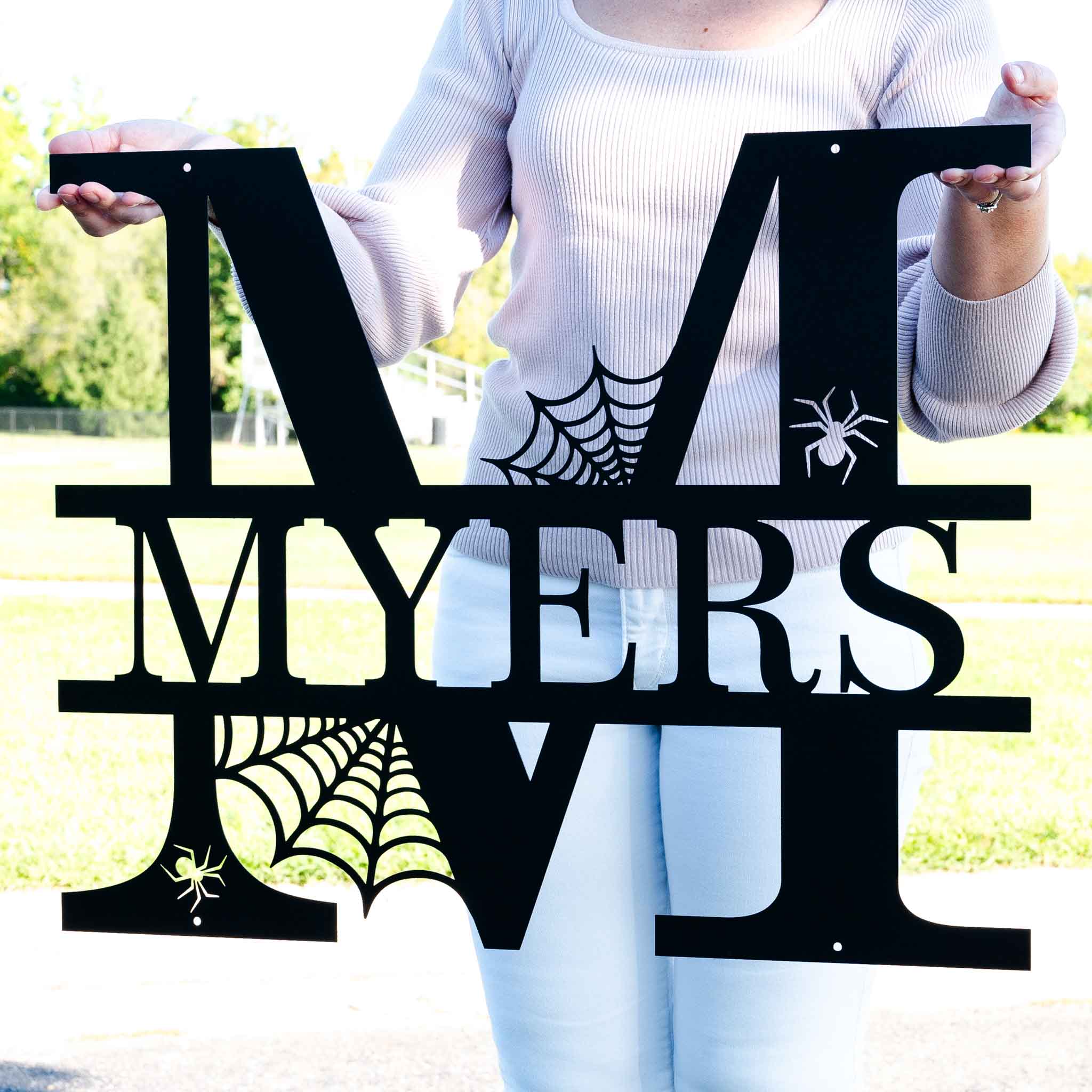 Halloween Monogram Decor | Halloween Monogram Sign | Halloween Decor ...