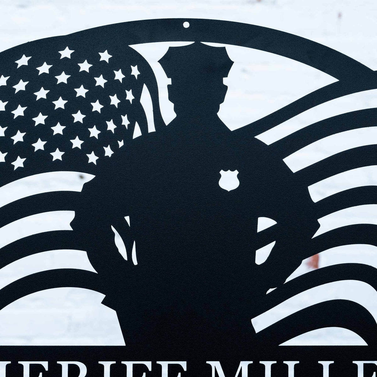 Police Officer Monogram | Police Sign, Police Flag, Officer Gift ...