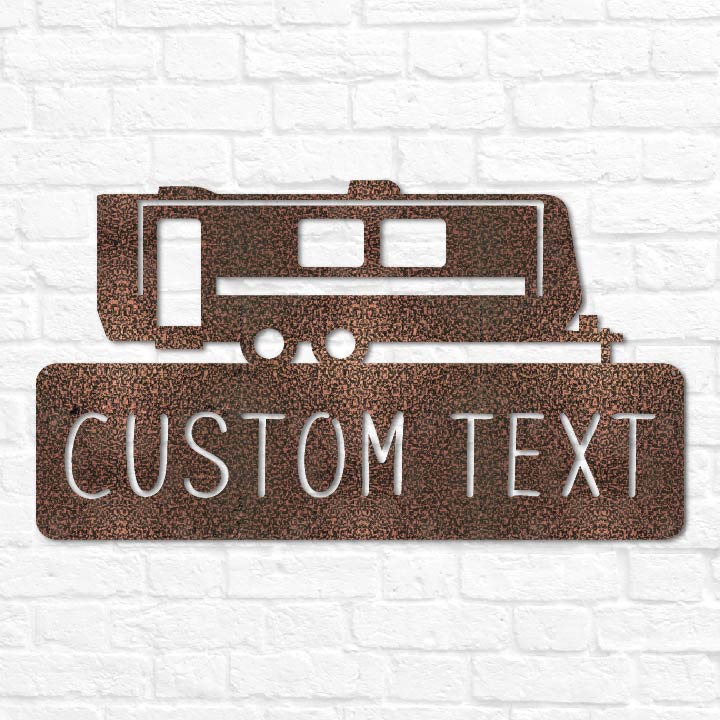 Travel Trailer RV Camper Plaque | Custom Outdoor Cabin Camp Decor ...