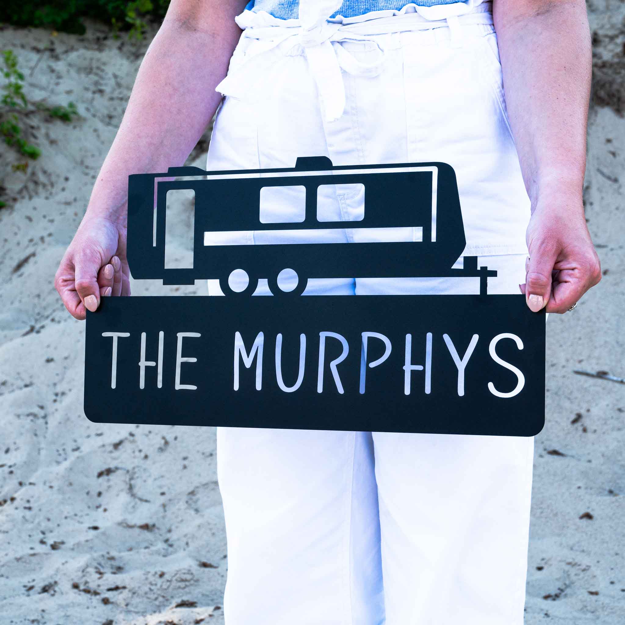 Travel Trailer RV Camper Plaque | Custom Outdoor Cabin Camp Decor ...