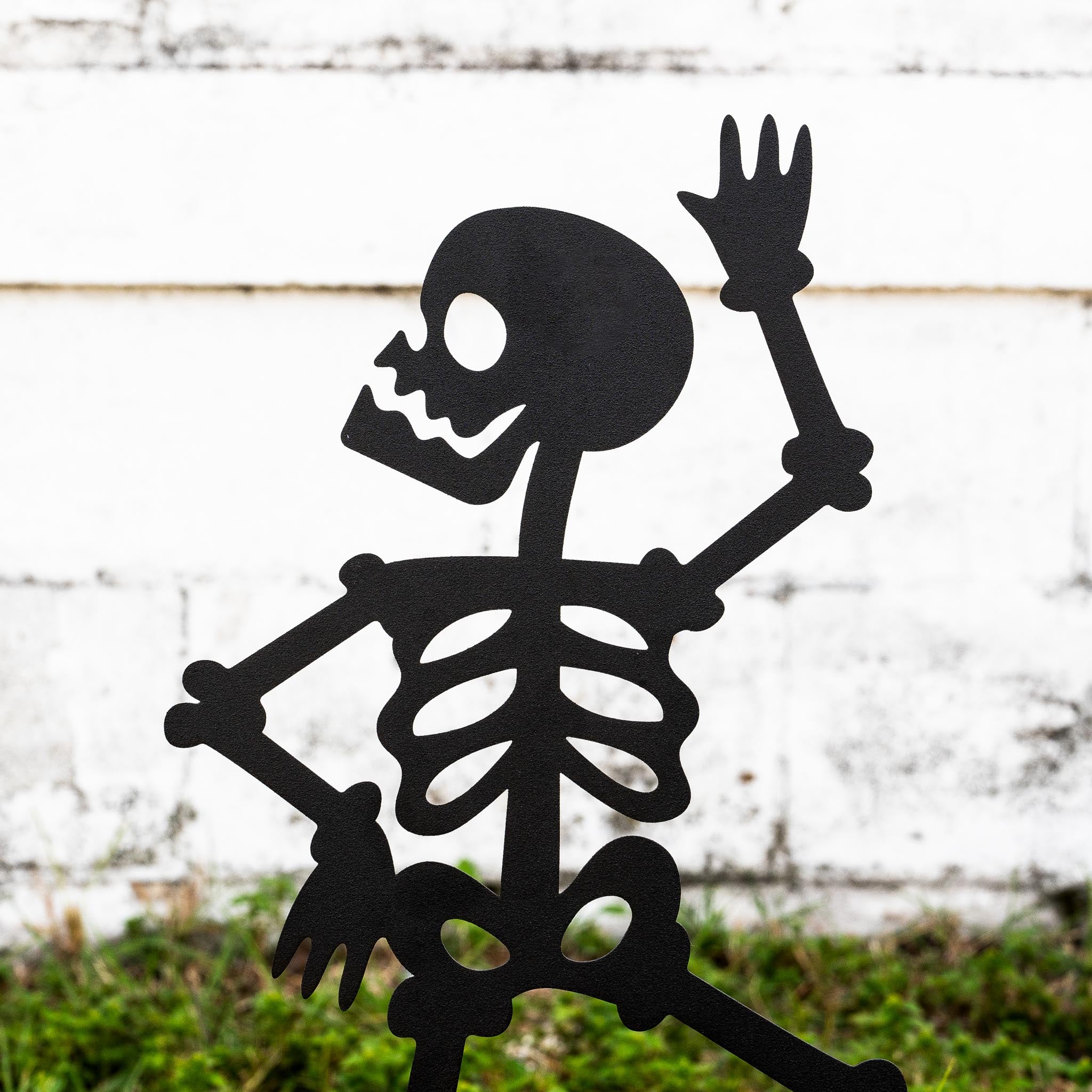 Metal Halloween Skeleton Yard Stakes | Halloween Yard Decor– Lakeshore ...