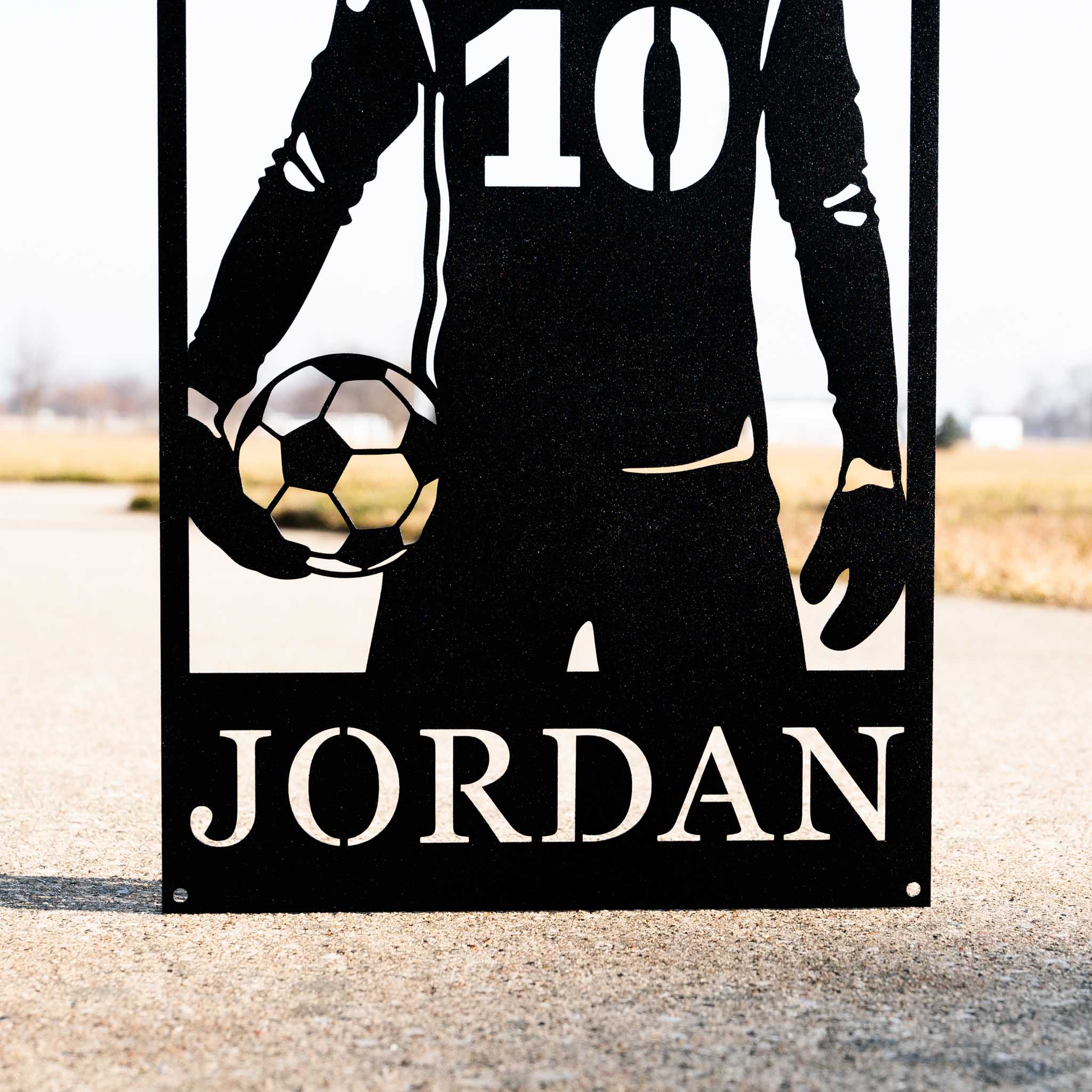 Soccer Athlete Monogram | Sports Name Sign | Gift for Player or Coach ...
