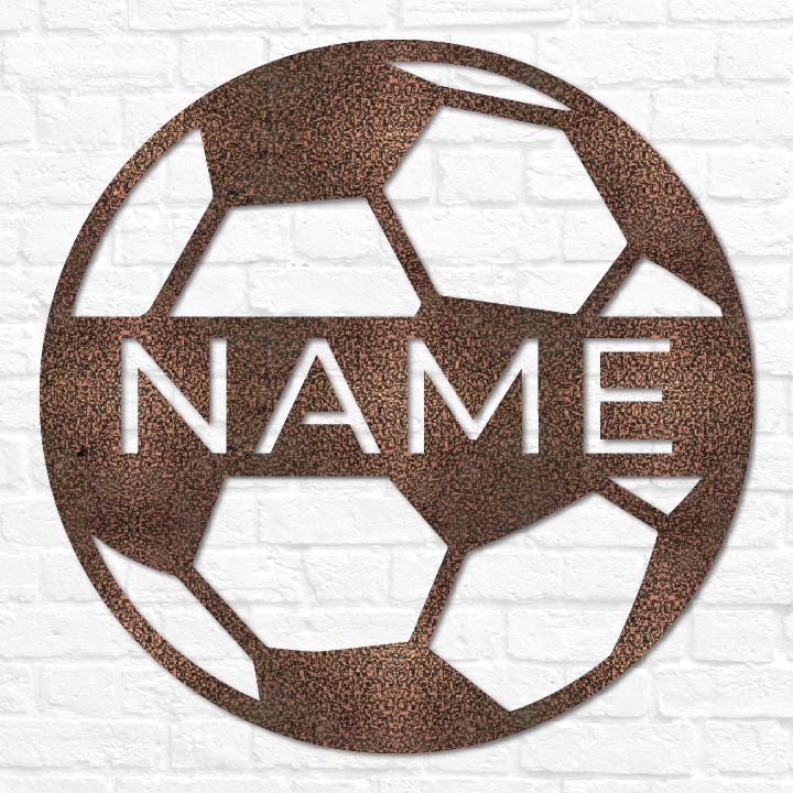 Soccer Ball Monogram | Sports Name Sign | Gift for Athlete or Coach ...