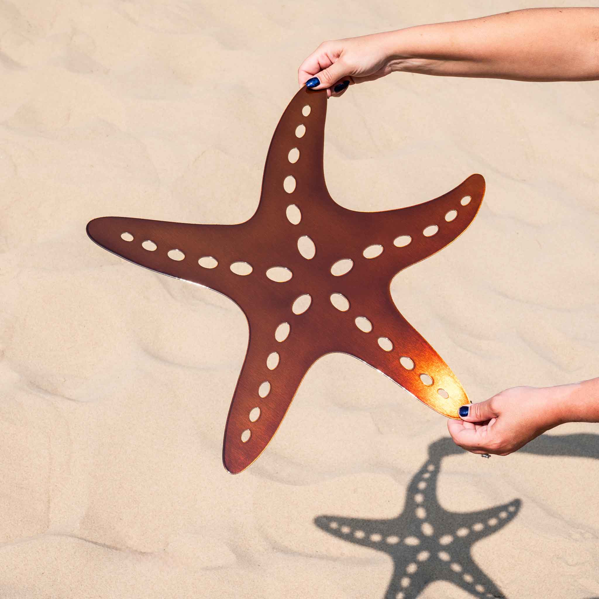 Starfish Decor | Metal Starfish Wall Art | Nautical Wall Decor ...