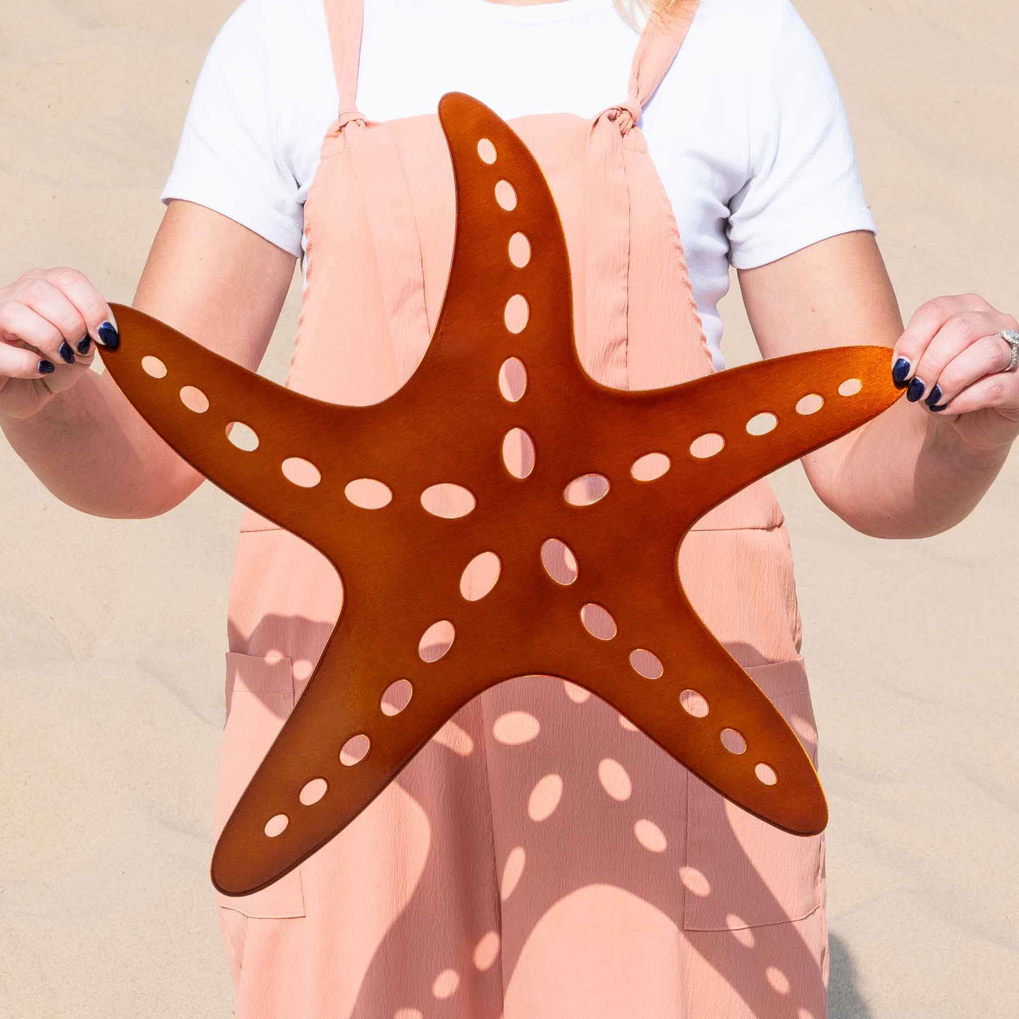 Starfish Decor | Metal Starfish Wall Art | Nautical Wall Decor ...