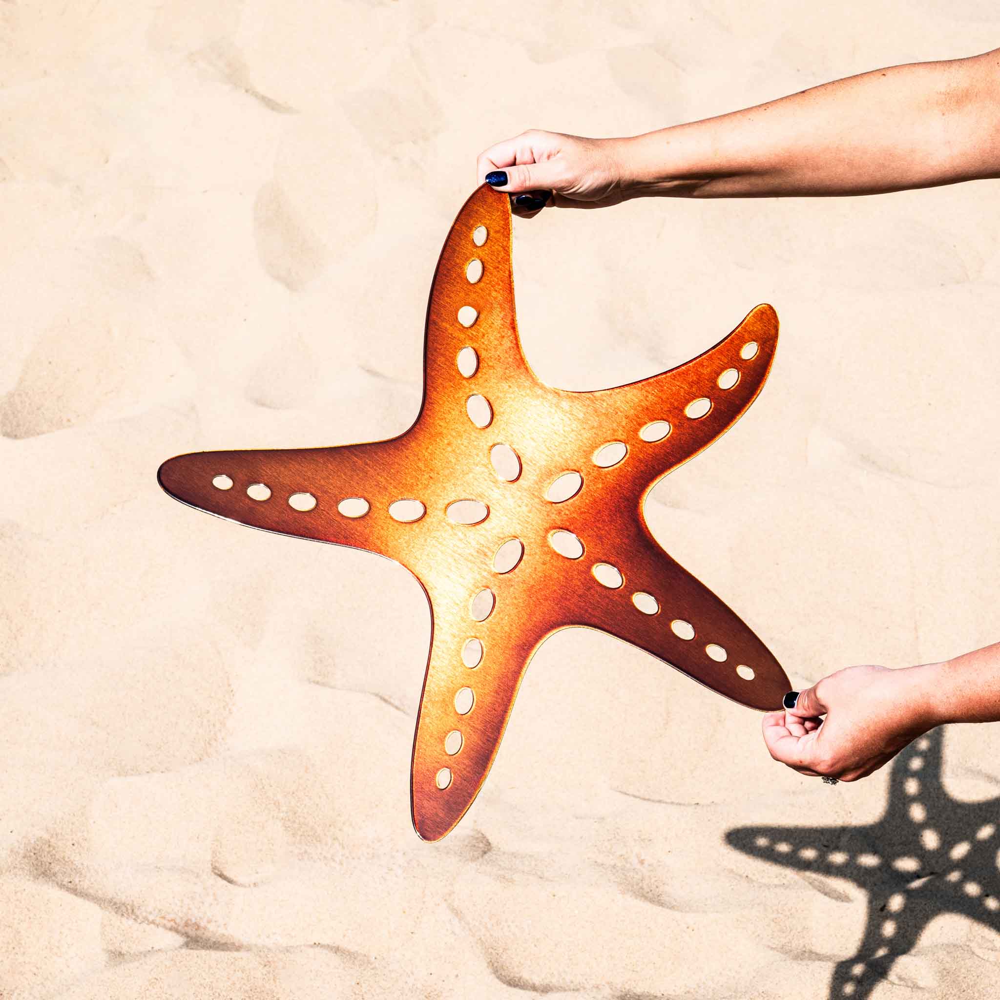 Starfish Decor | Metal Starfish Wall Art | Nautical Wall Decor ...