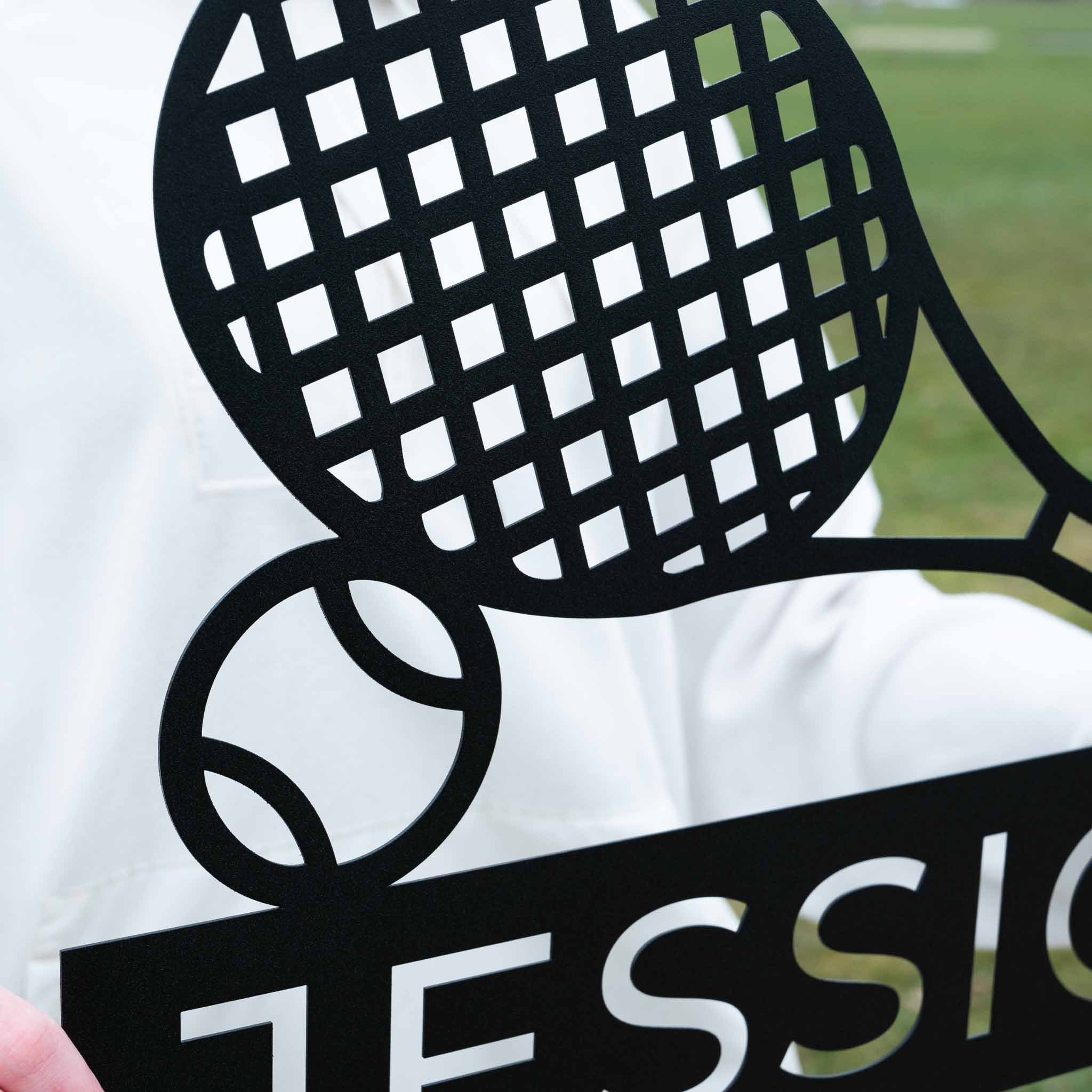 Tennis Sports Name Sign | Tennis Team Coach Gift | Tennis Court Decor ...