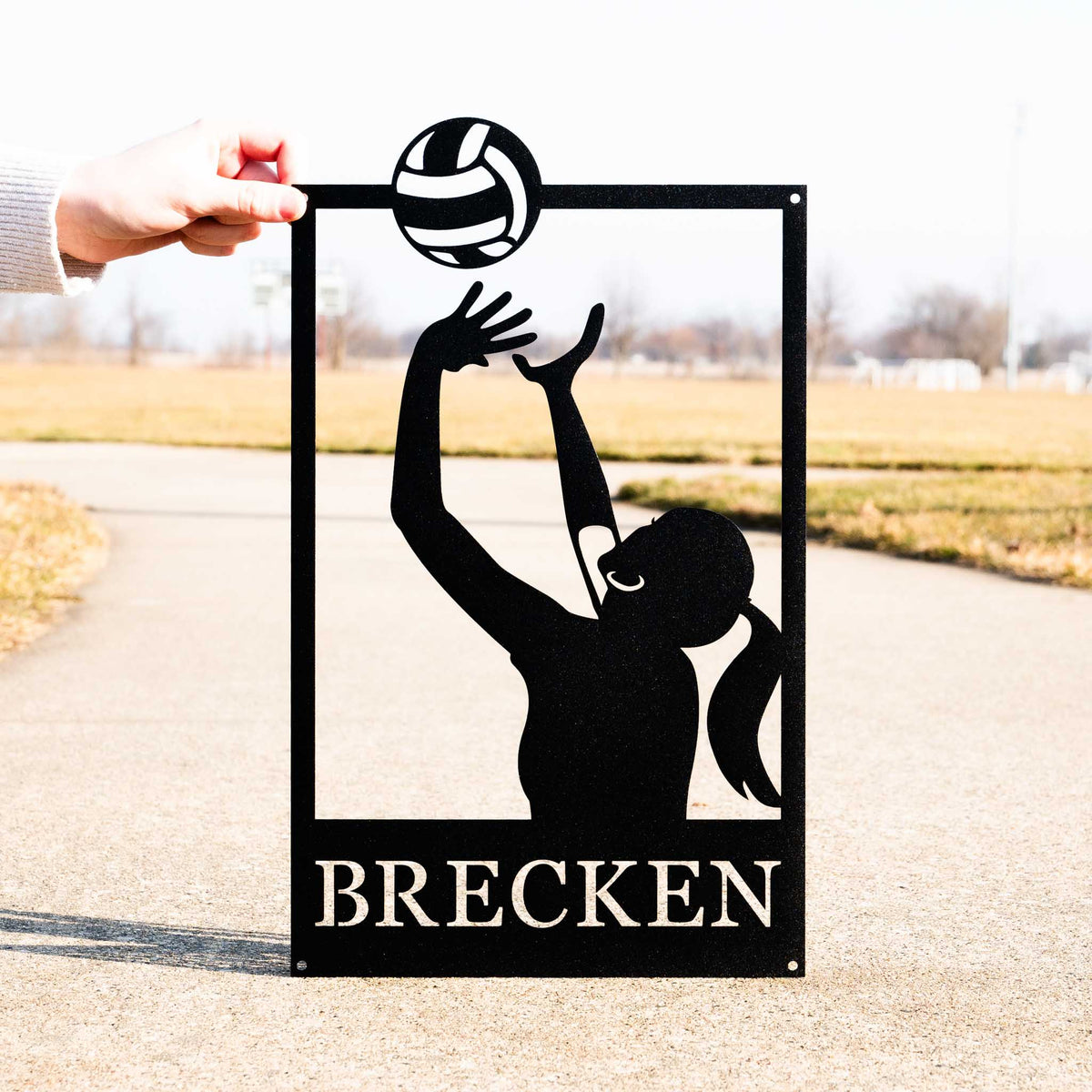 Volleyball Athlete Monogram | Volleyball Team Coach Gift | Gym Decor ...
