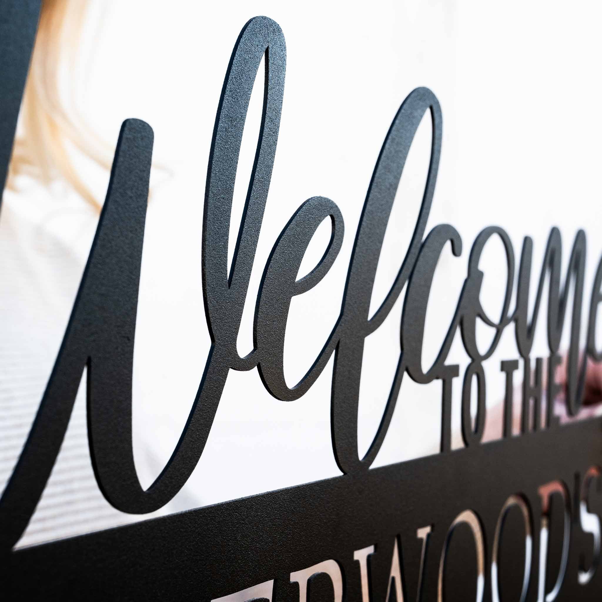 Personalized "Welcome to the" Name Sign | Housewarming Family Gift ...
