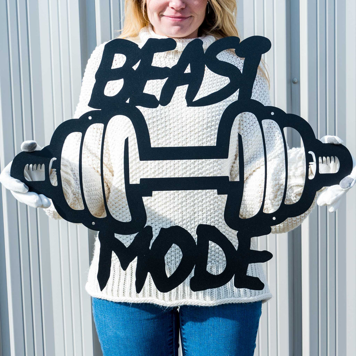 Beast Mode Sign | Gym Sign | Fitness Center Sign– Lakeshore Metal Decor