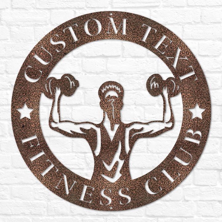 Ladies Fitness Sign | Gym Sign | Fitness Center Sign– Lakeshore Metal Decor