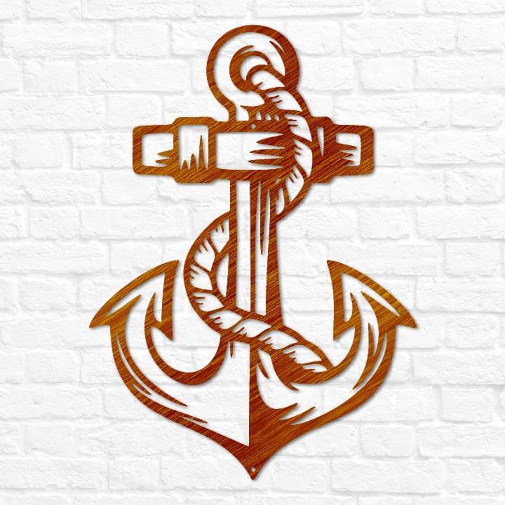 Anchor Metal Sign– Lakeshore Metal Decor