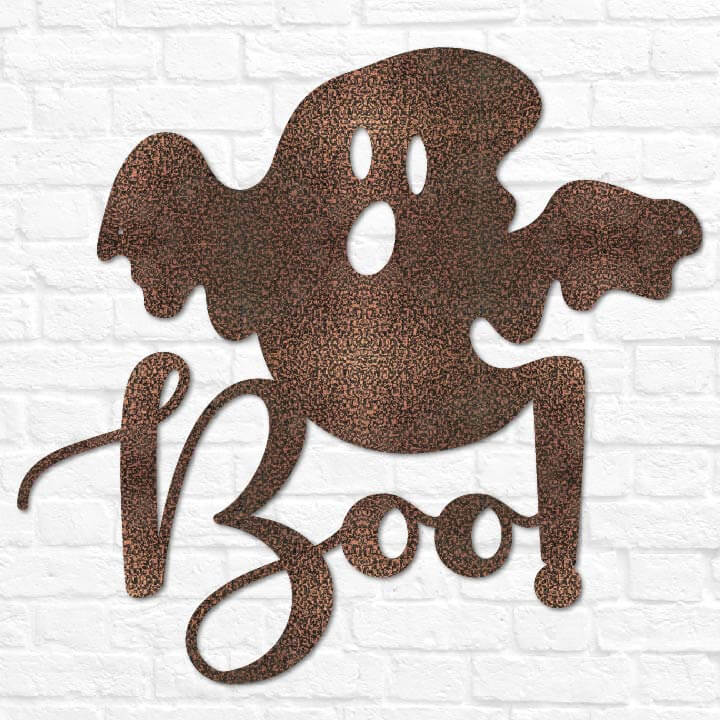 Metal Boo Ghost Decor | Halloween Decor | Ghost Sign | Halloween Sign ...