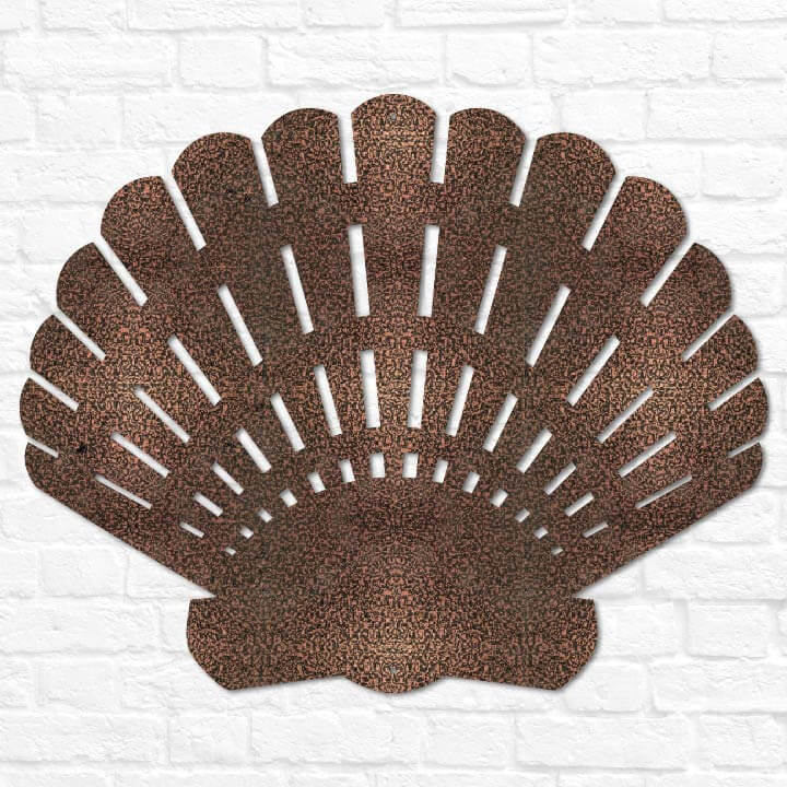 Metal Seashell Decor | Nautical Decor | Beach Decor | Lake House Decor ...