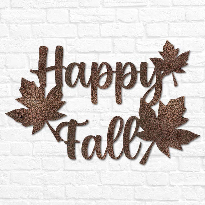 Happy Fall Decor | Happy Fall Sign | Leaves Decor | Autumn Decor ...