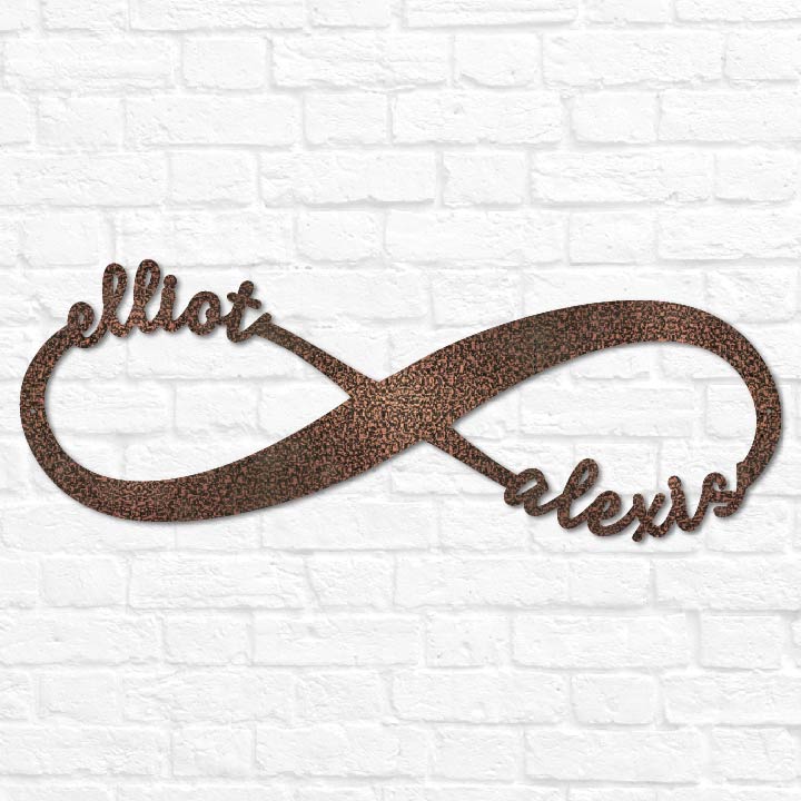 Metal Infinity Sign | Wedding Gift | Custom Infinity Monogram ...