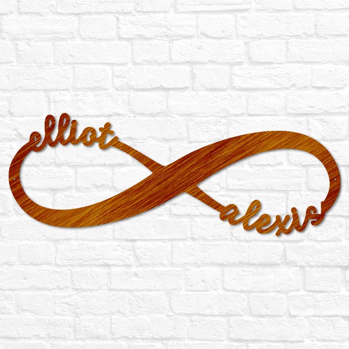 Metal Infinity Sign | Wedding Gift | Custom Infinity Monogram ...