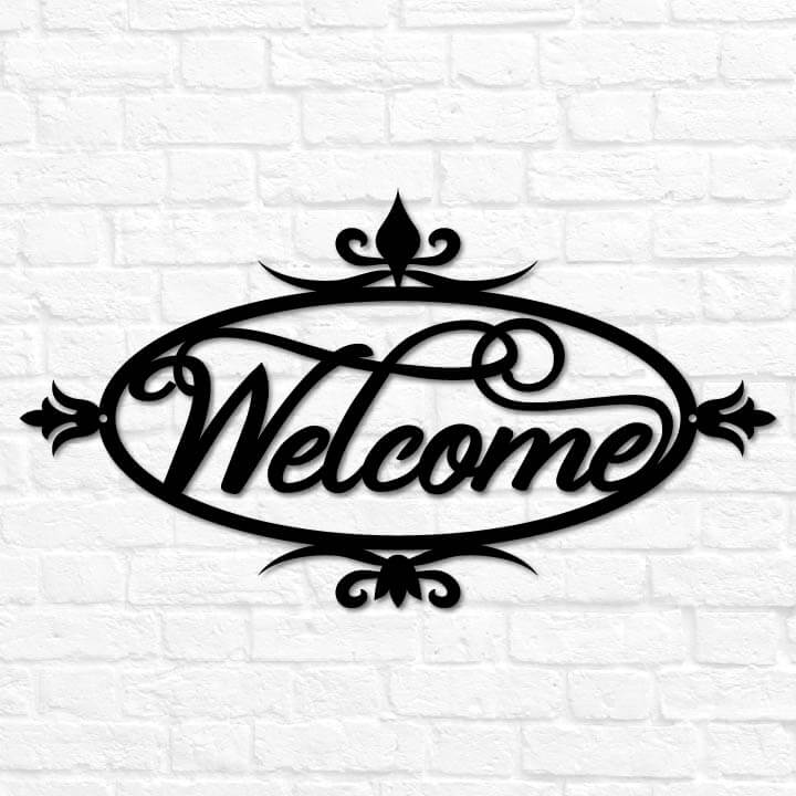 Outdoor Welcome Sign | Entryway Front Door Decor | Housewarming Gift ...